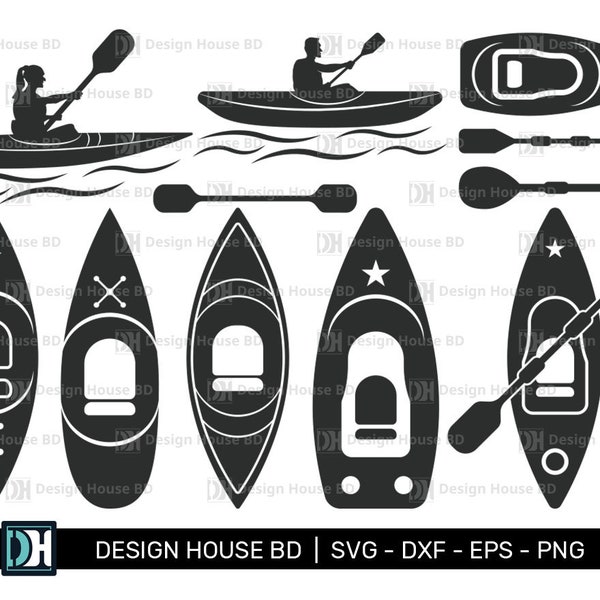Kayak Svg - Etsy