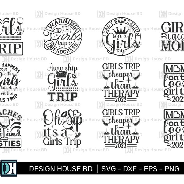 Girls Trip Svg - Etsy