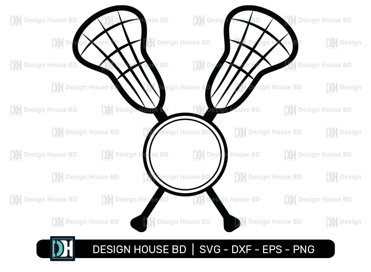 Lacrosse Sticks Svg, Lacrosse Monogram Svg, Lacrosse Silhouettes, Lax ...