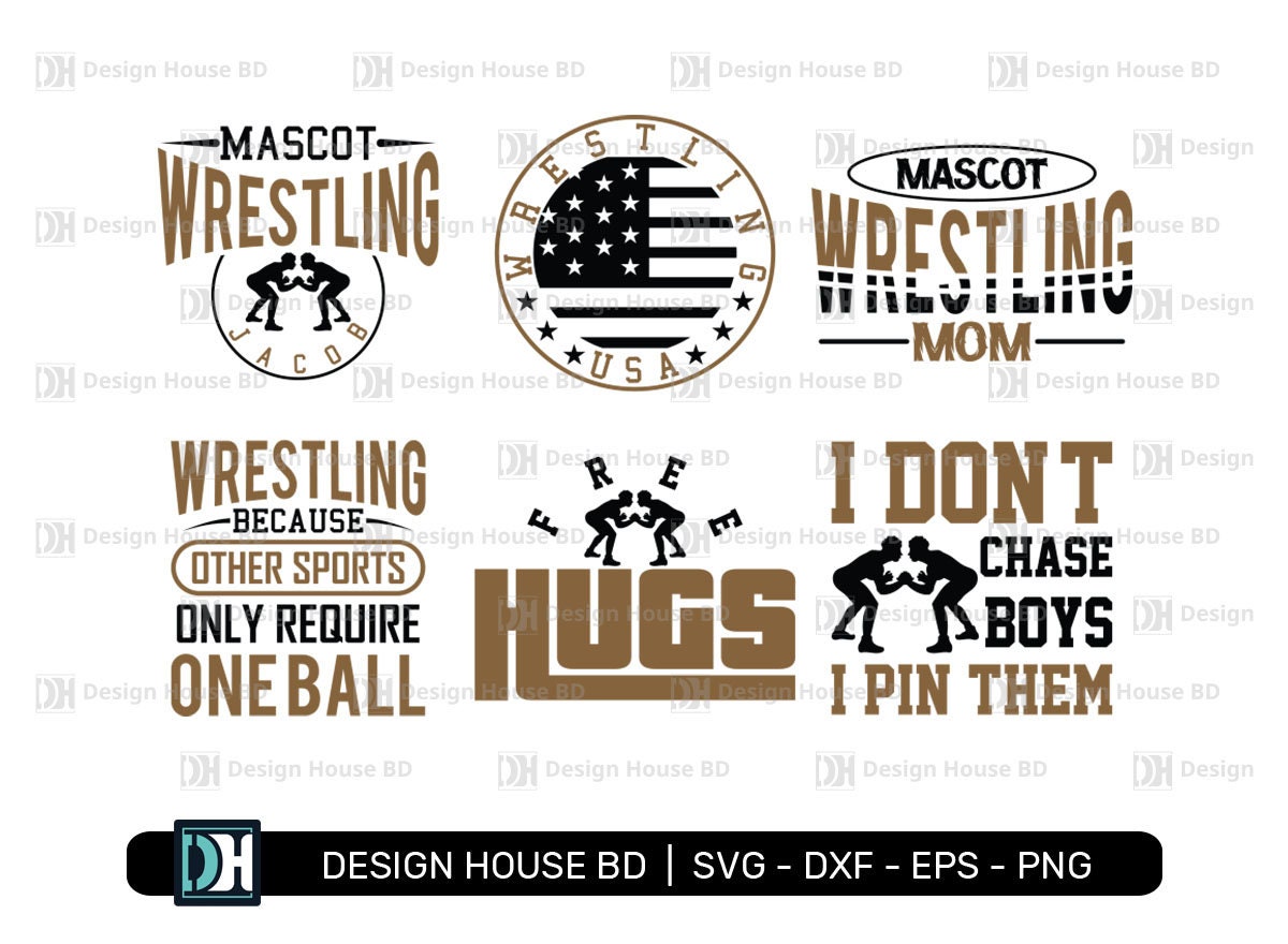 Wrestling Svg Bundle | Wrestling Svg | Wrestling Team | Wrestling Mom ...