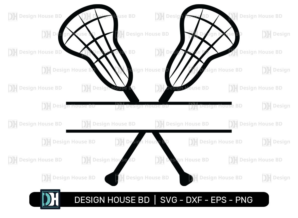 Lacrosse Sticks Svg, Lacrosse Monogram Svg, Lacrosse Silhouettes, Lax ...