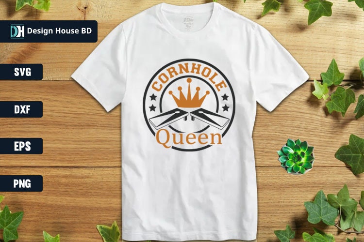 Cornhole Queen SVG, Cornhole Game Svg, Funny Cornhole Gift, Cornhole ...