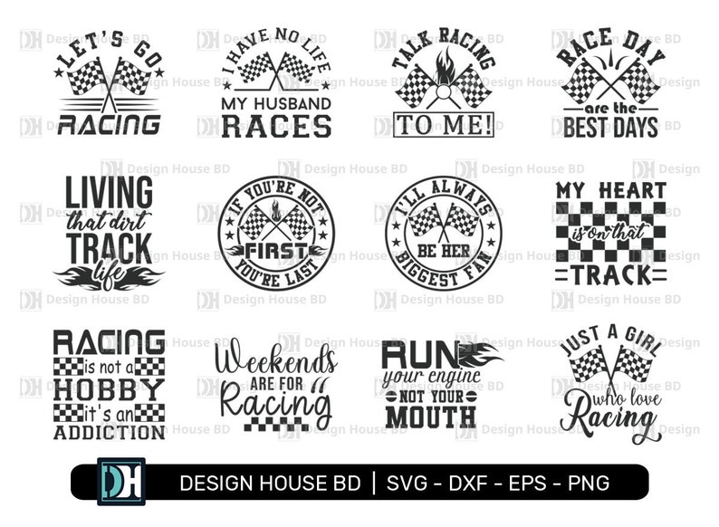 Racing SVG Bundle, Racing Svg, Racing Sayings Svg, Racing Quote SVG ...