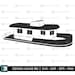 Houseboat SVG, Boat House Svg, Houseboat Clipart, Houseboat Vector ...