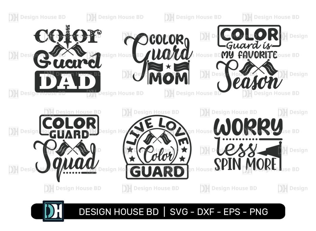 Color Guard Quotes Bundle | Color Guard Mom Svg | Color Guard Svg ...