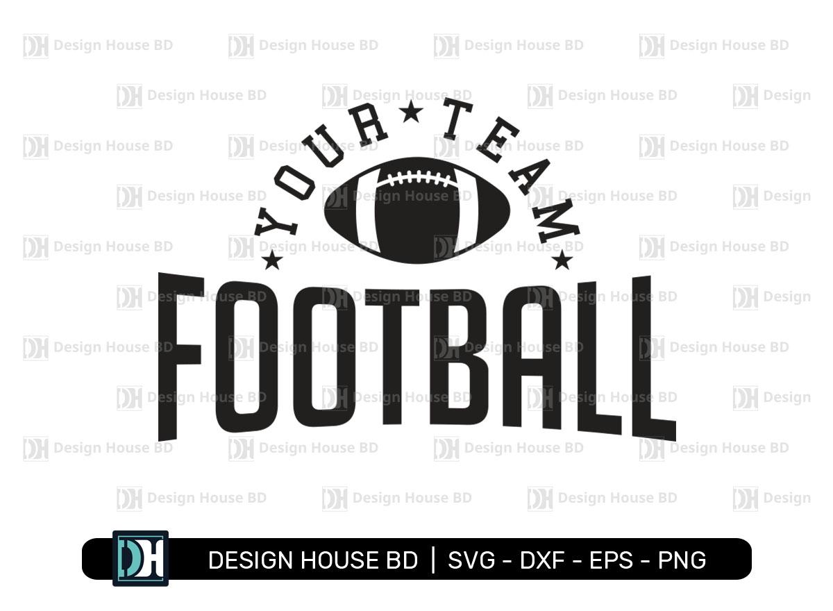 Football Team Template Bundle Svg, Football Team Template Bundle Svg ...