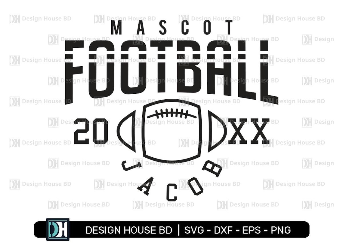 Football Team Template Bundle Svg, Football Team Template Bundle Svg ...