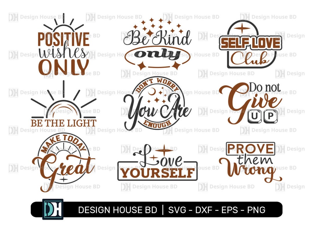 Inspirational Quotes Svg Bundle, Motivational Quotes Svg Bundle ...