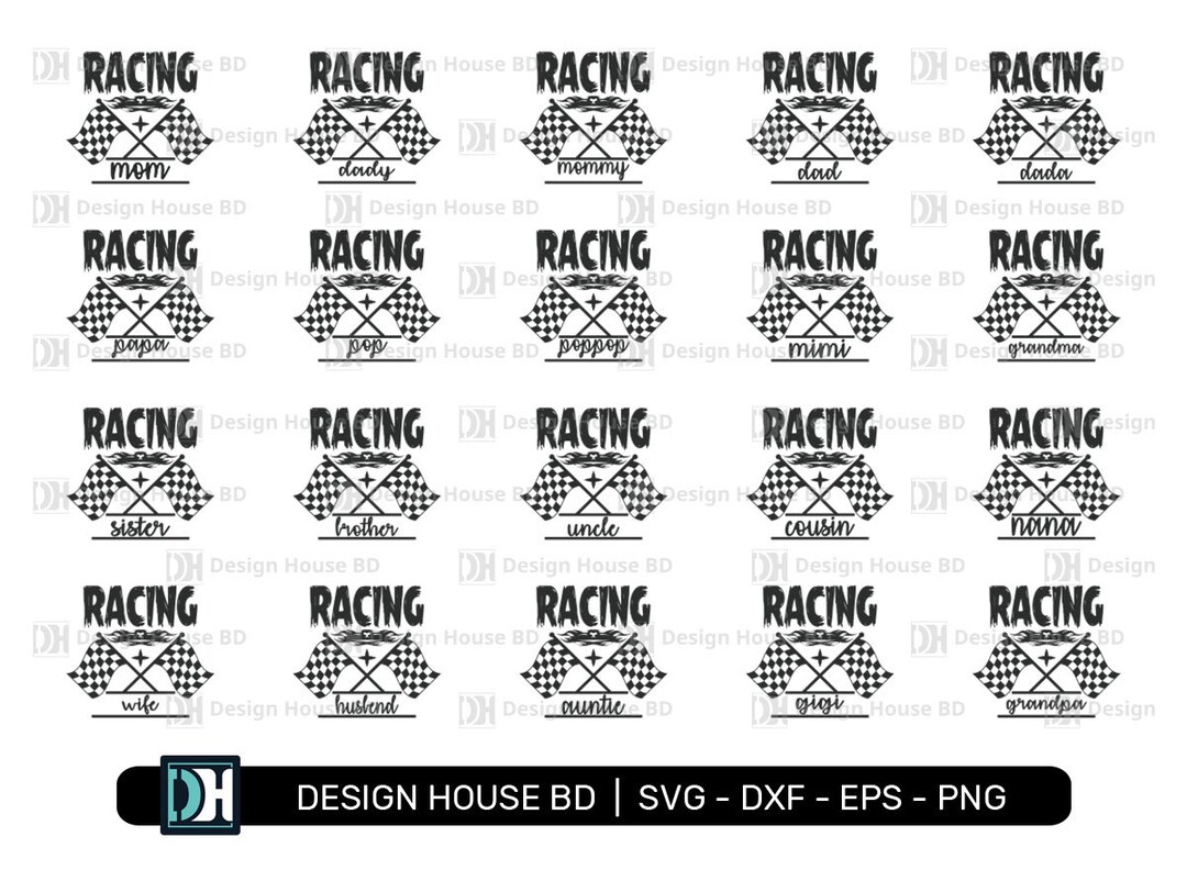 20-race Family Svg Bundle, Pit Crew Svg, Racing Sayings Svg, Racing ...