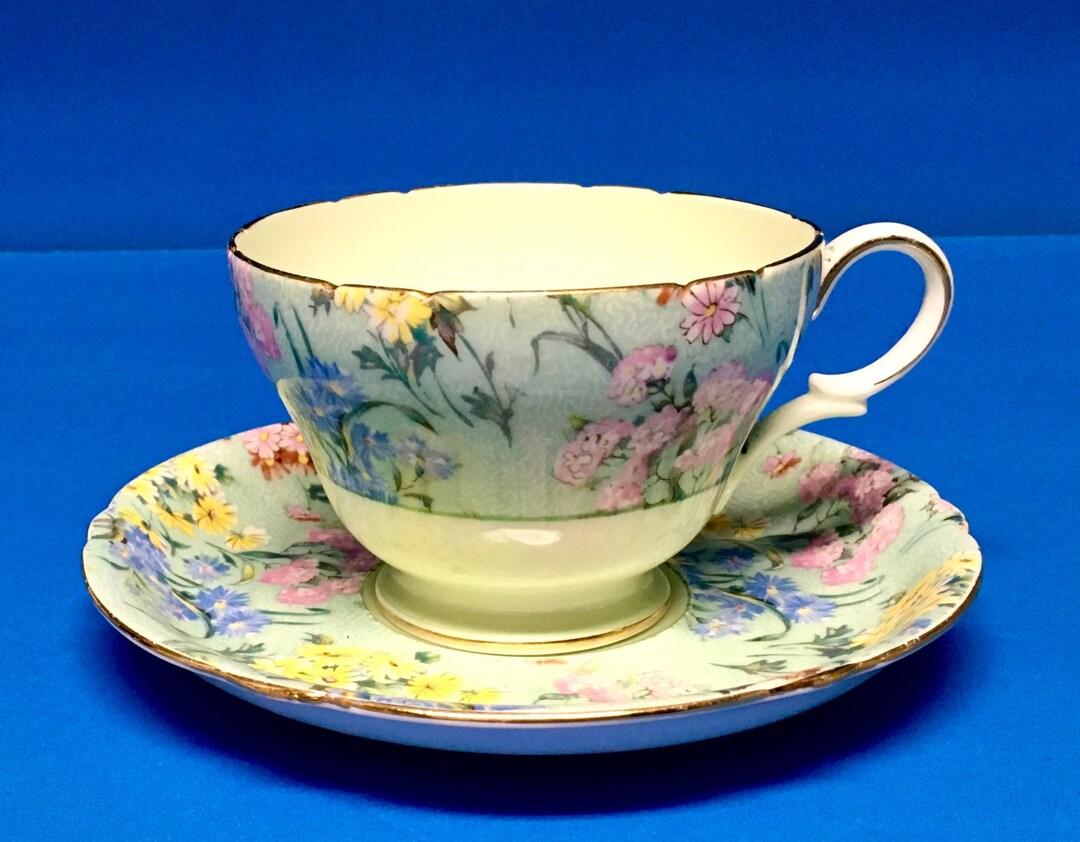Wonderful, Shelley China Chintz Cup and Saucer - Etsy