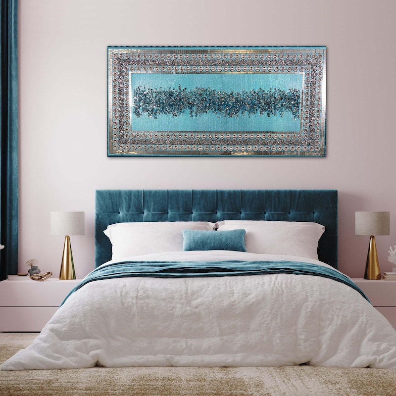 Turquoise Wall Decor - Etsy