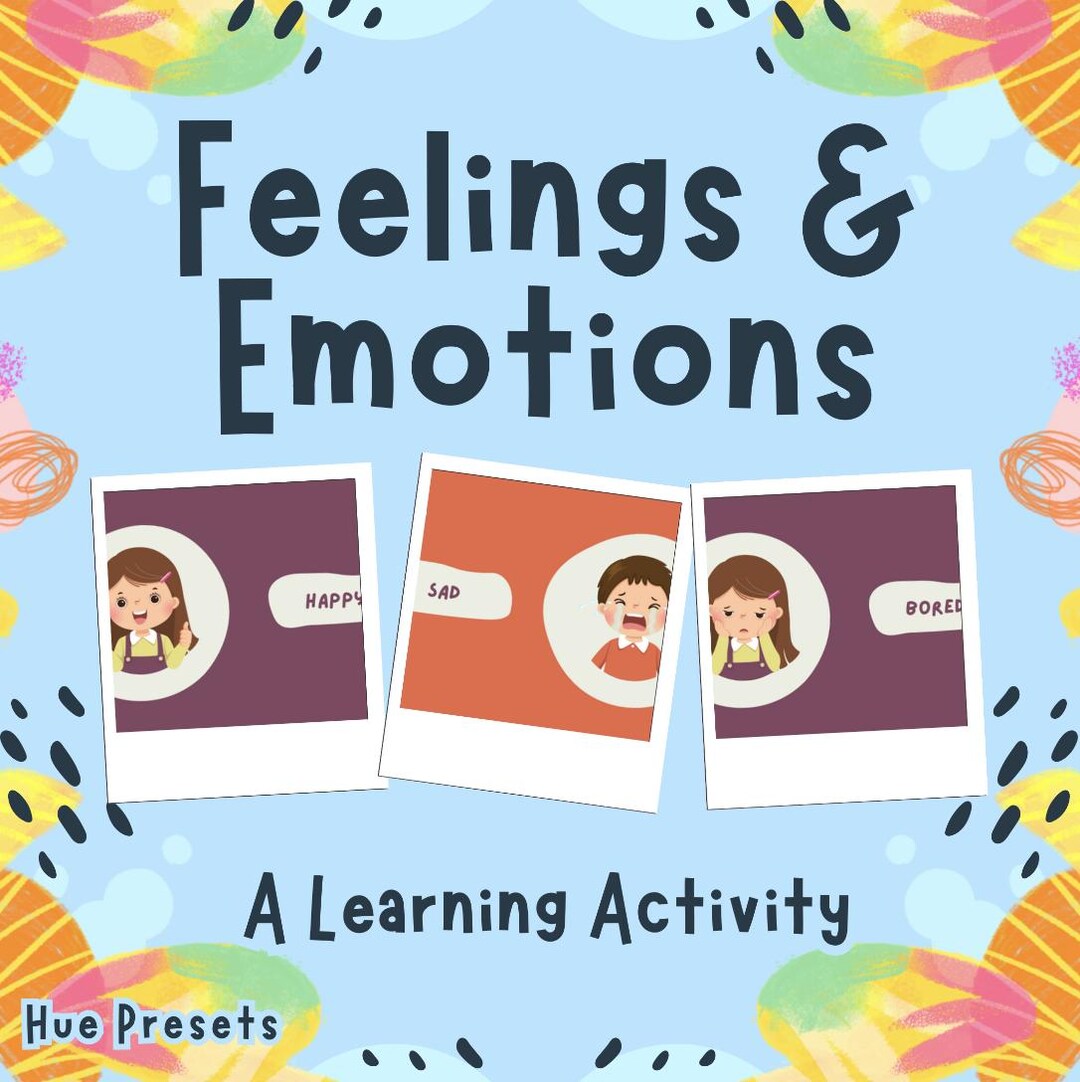 Kids Emotion Flashcards | Learn Feelings & Emotional Awareness ...