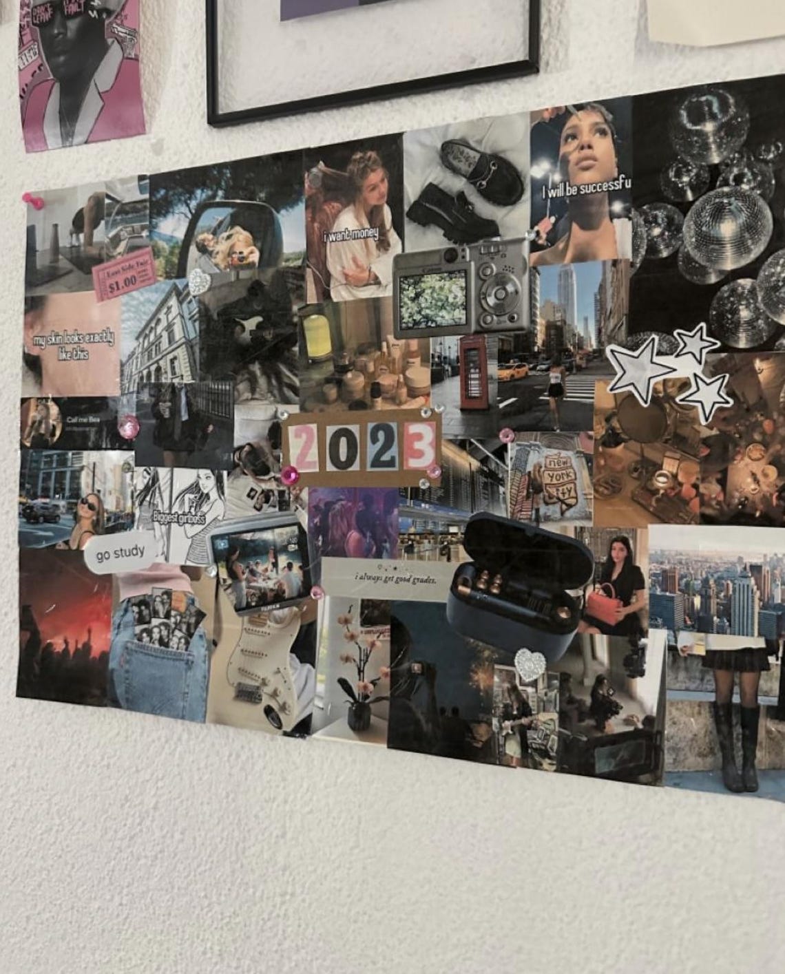 Editable Canva Vision Board Template | Customisable Goal Planner ...