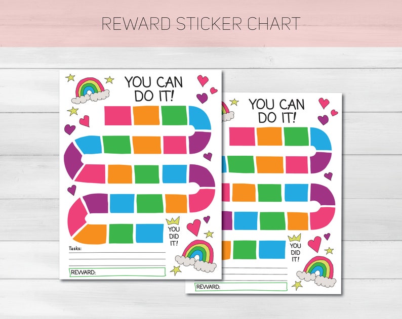 Rewards Sticker Chart 2 - Etsy