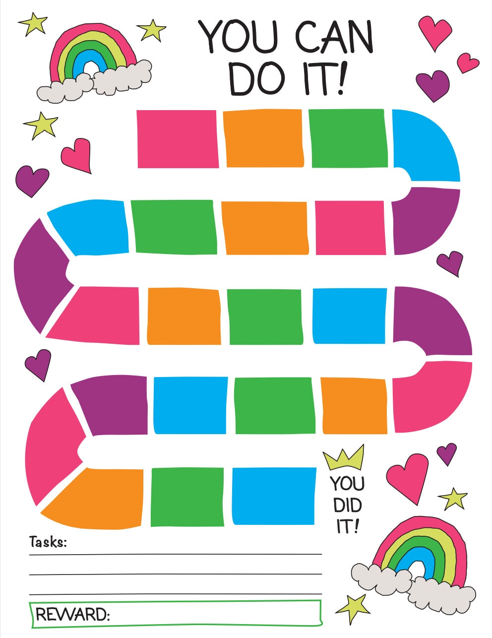 Rewards Sticker Chart 2 - Etsy