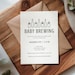 Diaper Keg Invitation, Baby Brewing, Diaper Party Invite: Editable Baby ...