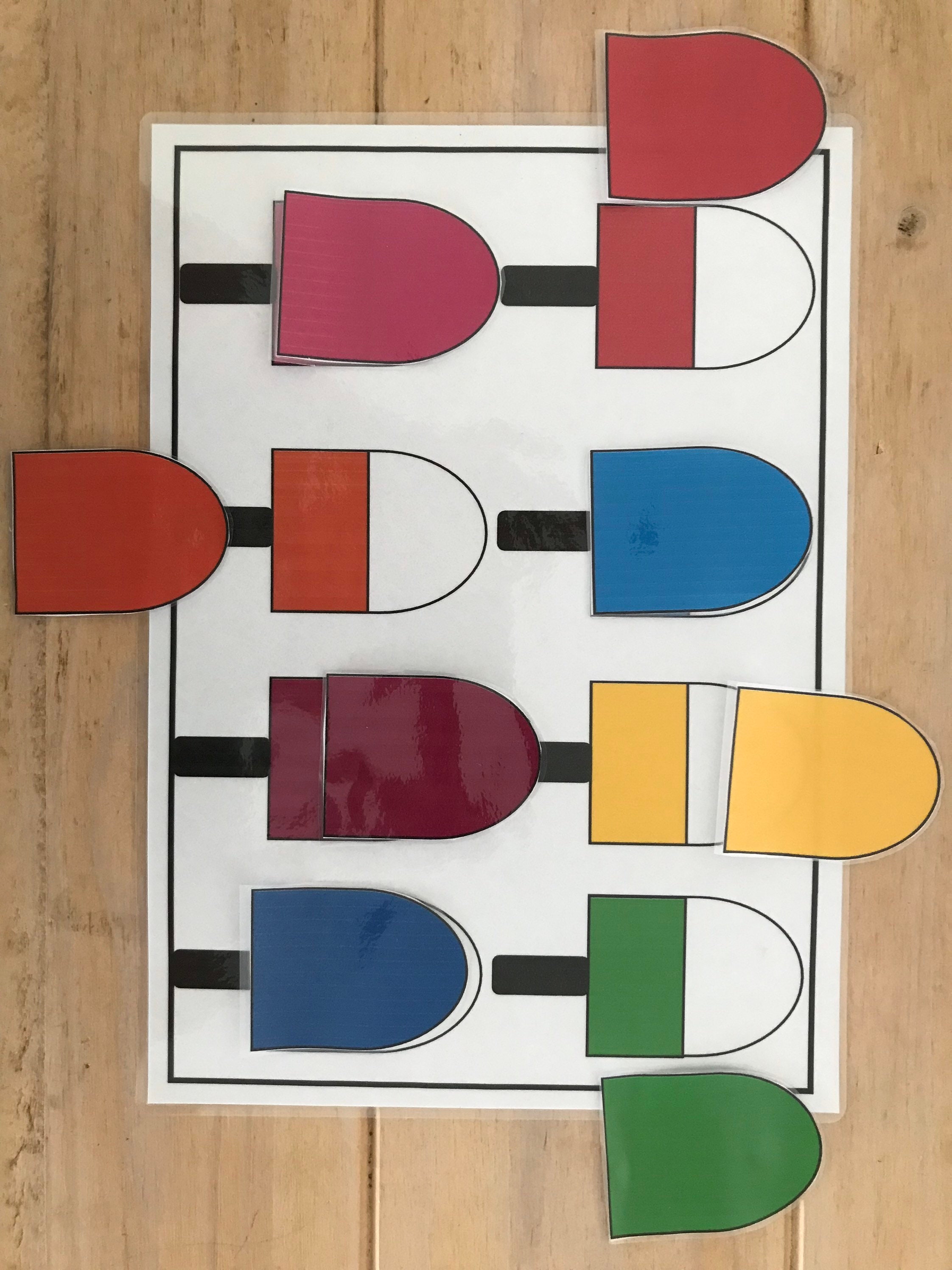 Ice Cream Colour Matching Worksheets, Busy Book Sheet, Learning Colours ...