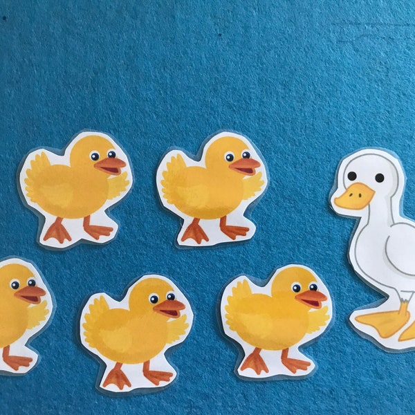 5 Little Ducks Felt Story - Etsy Canada