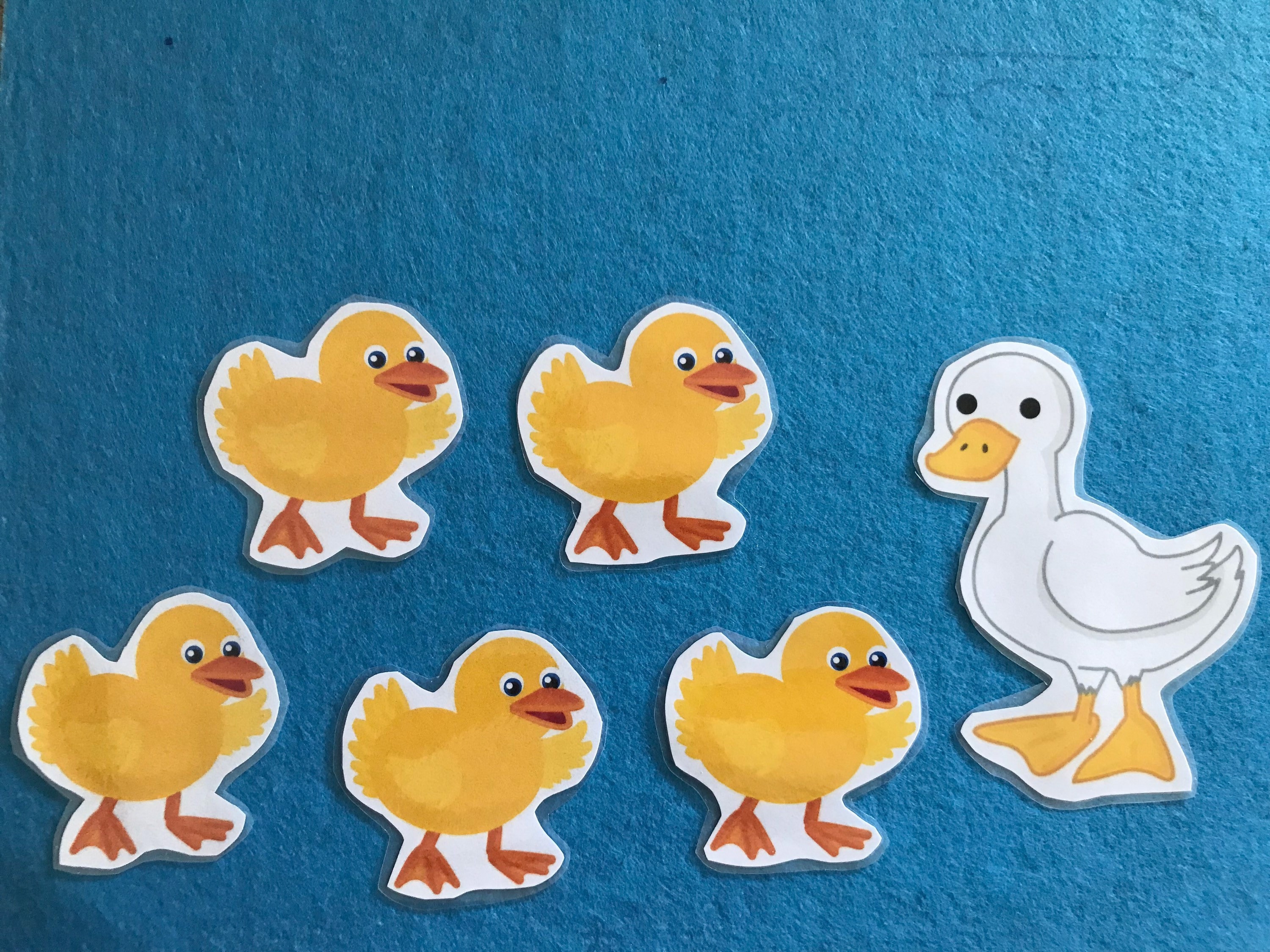 5 Little Ducks - Nursery Songs for Felt Board Time, Story Time ...