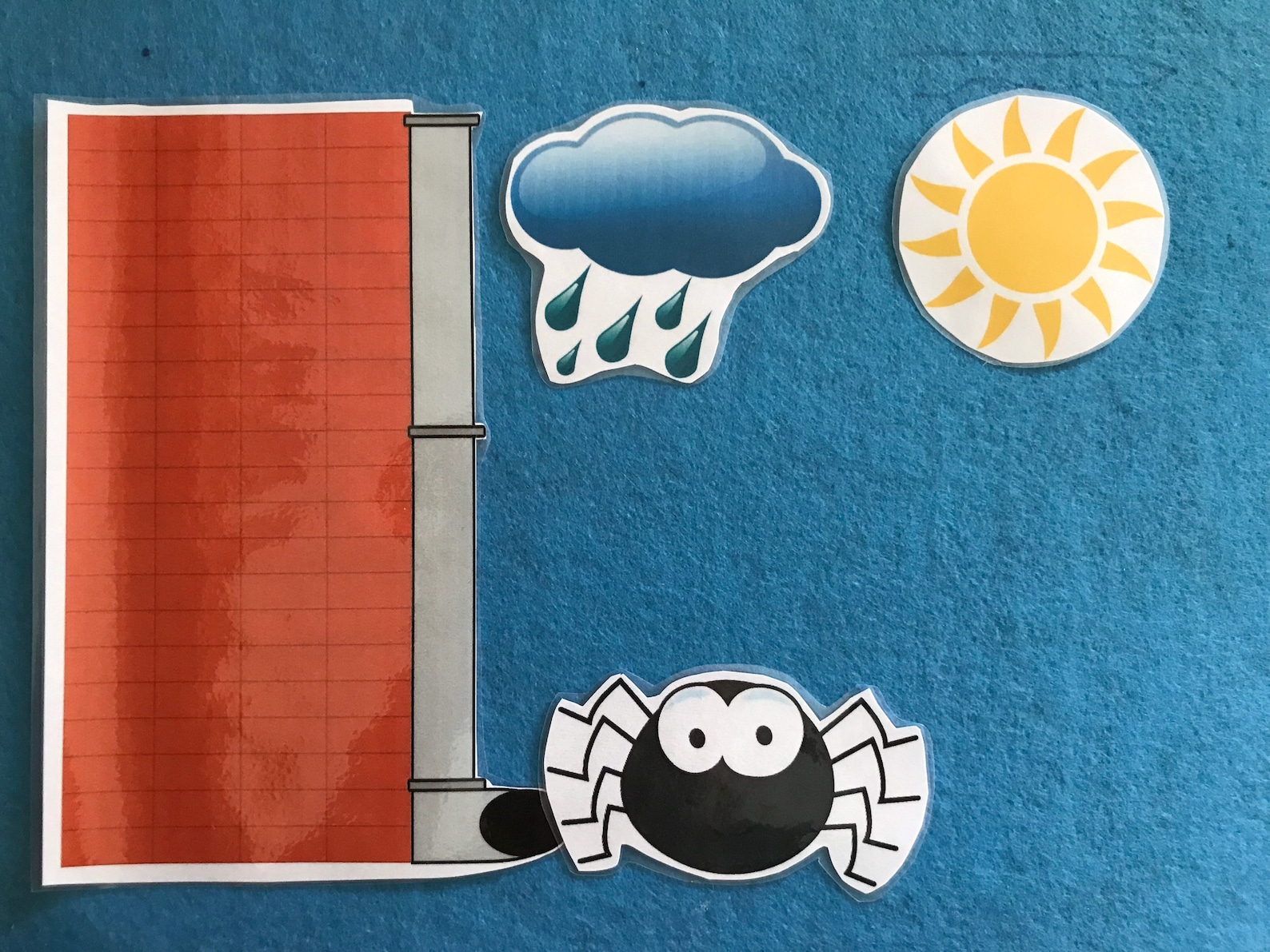 Incy Wincy Spider - Nursery Songs for Felt Board Time, Story Time ...