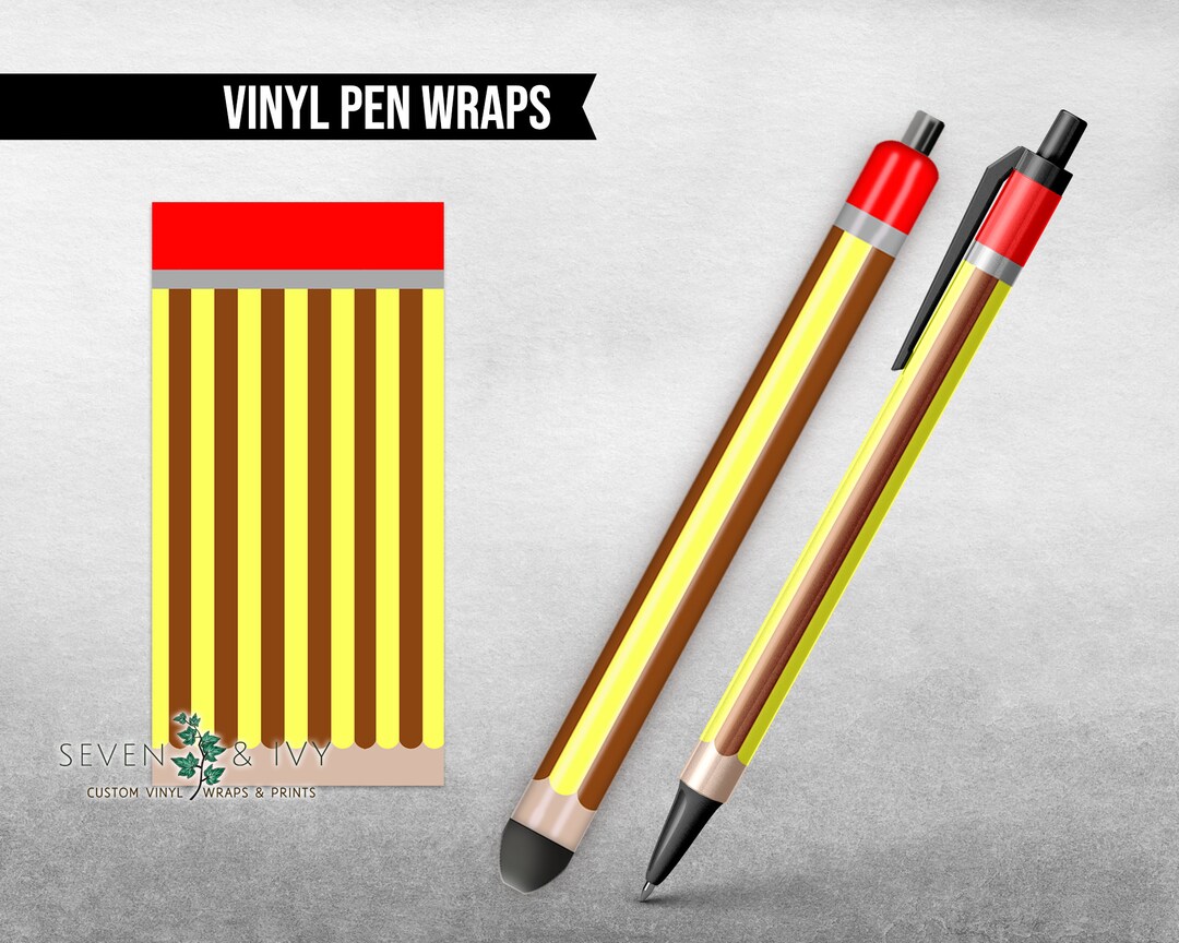 Faux Pencil Pen Wrap - Etsy