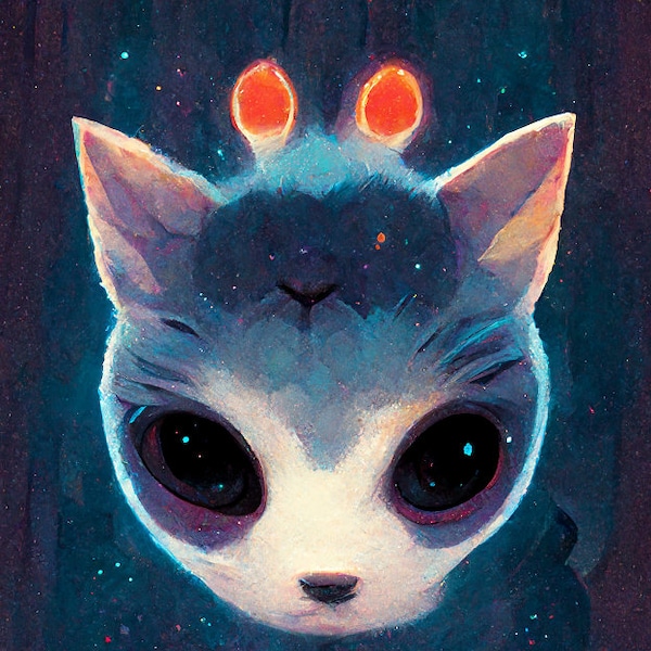 Alien Cat - Etsy