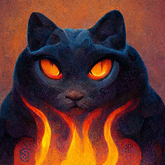 Elemental Cats Fire