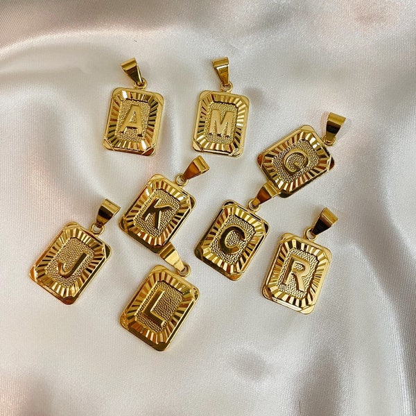 Letter Medallion - Etsy