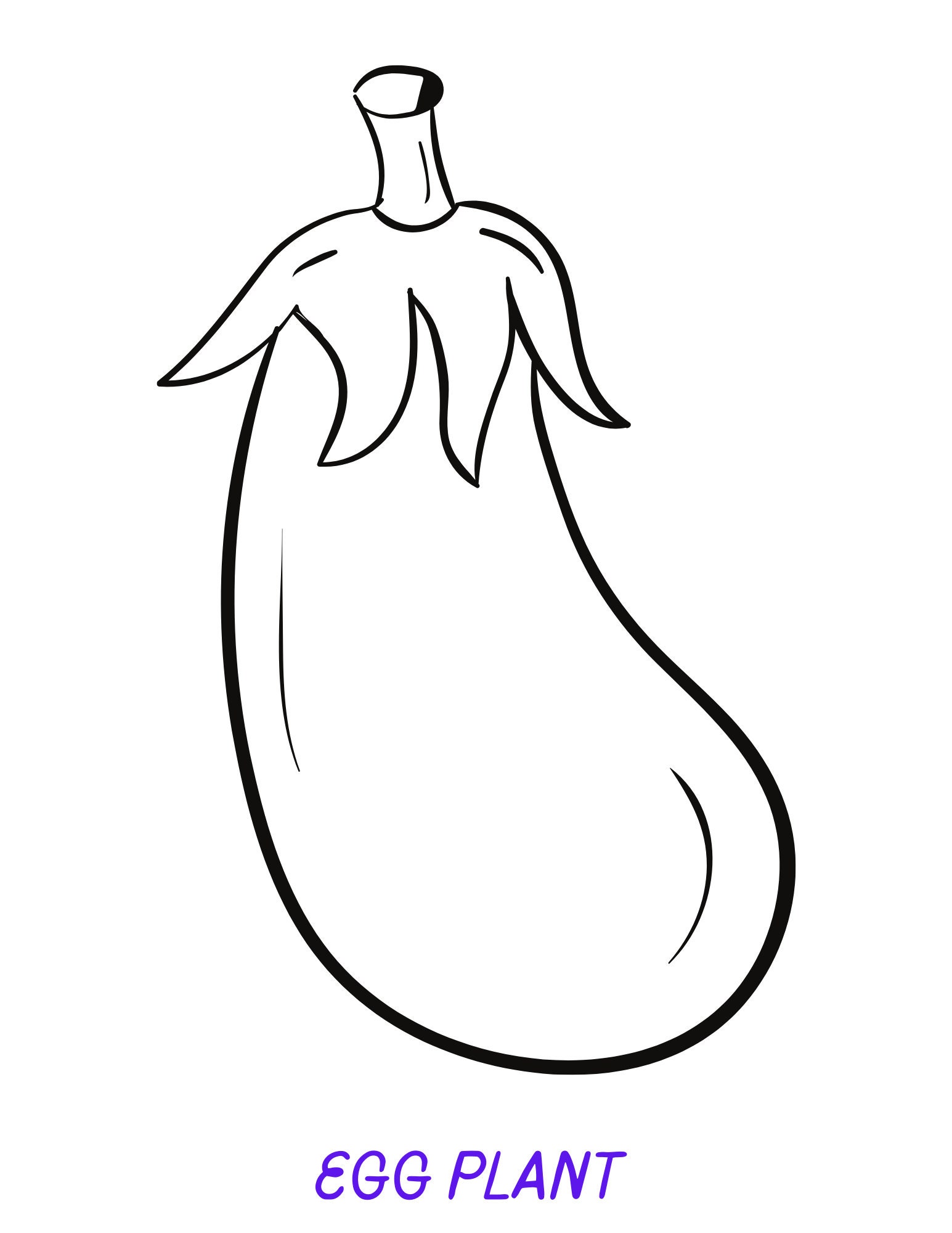 Vegetable Coloring Book, Printable Vegetables Coloring Pages, Farm to ...