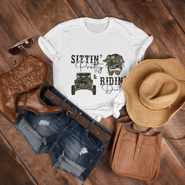 Sitting Pretty Riding Dirty Svg - Etsy