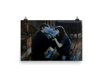 Normal People Acrylic Painting Wall Art/ Art Print/ Poster - Etsy