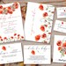 Beautiful Red Poppy Baby Shower Invitation Bundle | Instant Download ...