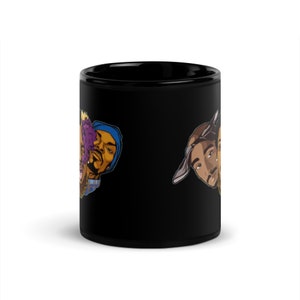Tupac 2pac, Wiz Khalifa, Snoop Dogg Black Mug - Etsy