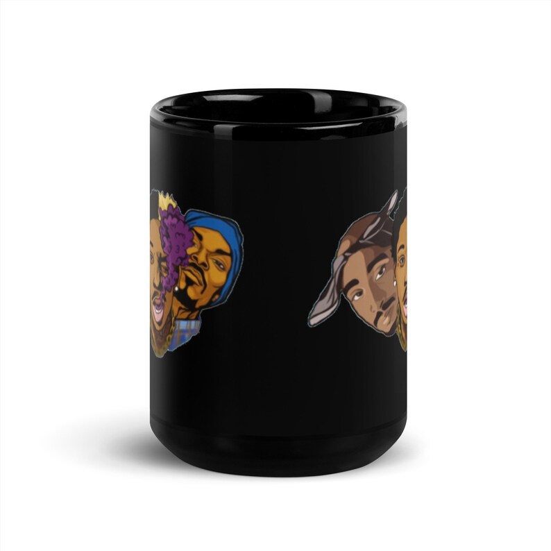 Tupac 2pac, Wiz Khalifa, Snoop Dogg Black Mug - Etsy