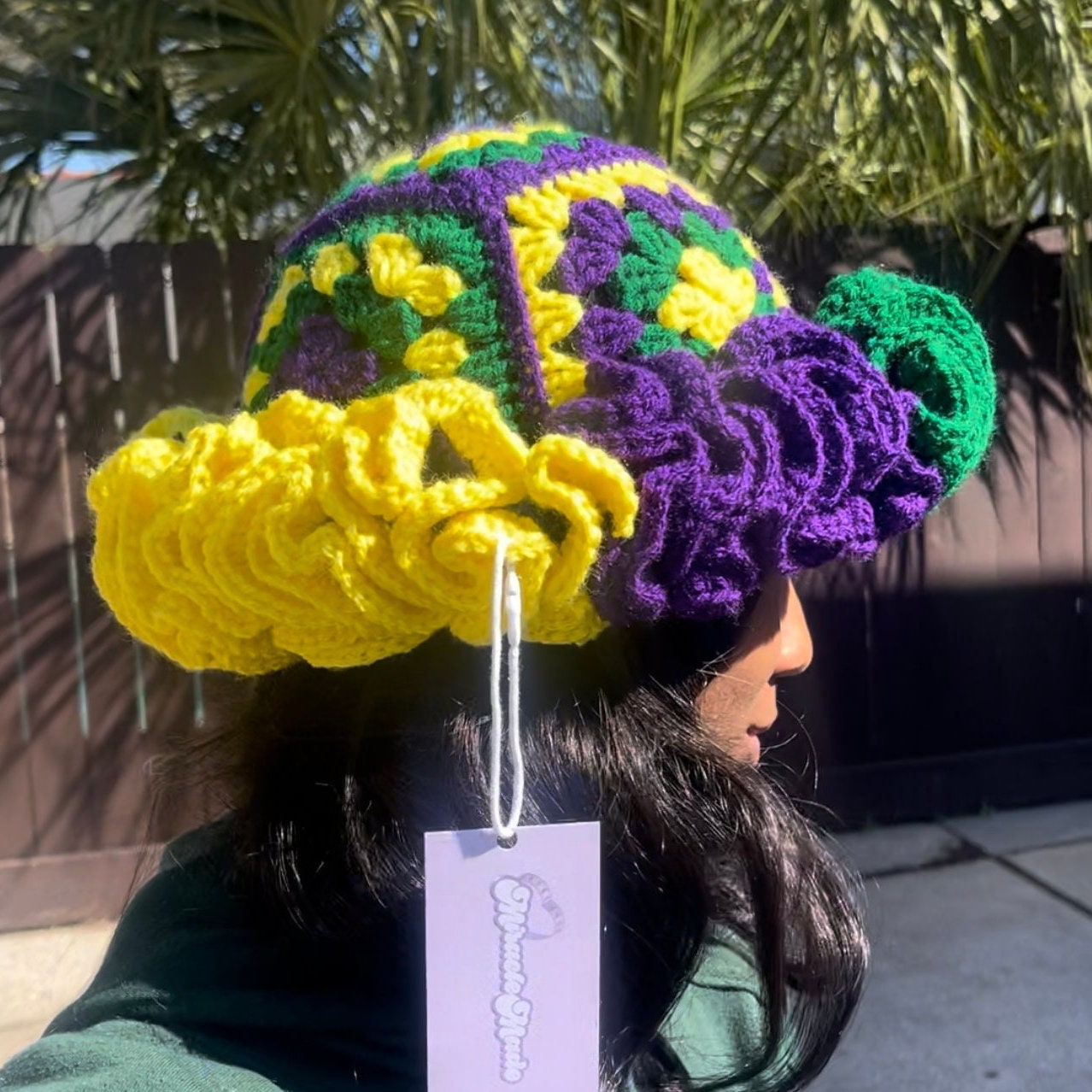 Custom Themed Xtreme Ruffle Hat,crochet Hat, Handmade Hat, Ruffle Hat ...