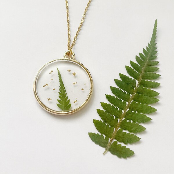 Fern Necklace - Etsy