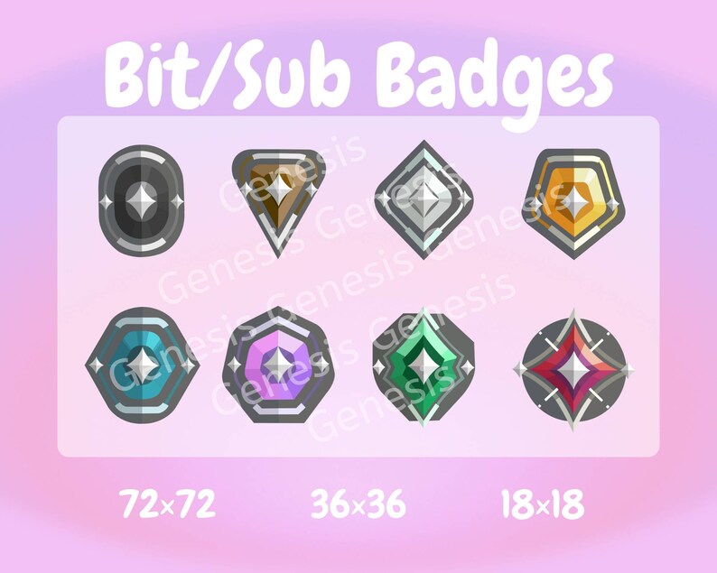 Valorant Rank Badges Twitch Bit or Sub Badges Ready to Use - Etsy