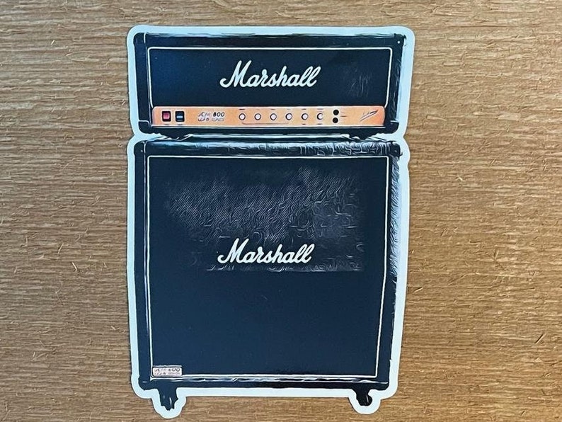 Marshall Guitar Amp Sticker Decal - Etsy