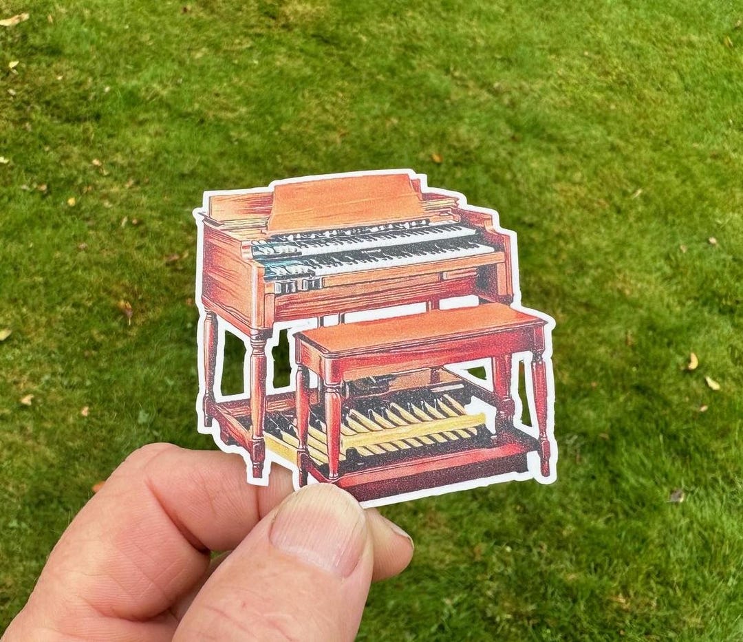 Hammond B-3 Organ Sticker, Decal, Gift - Etsy