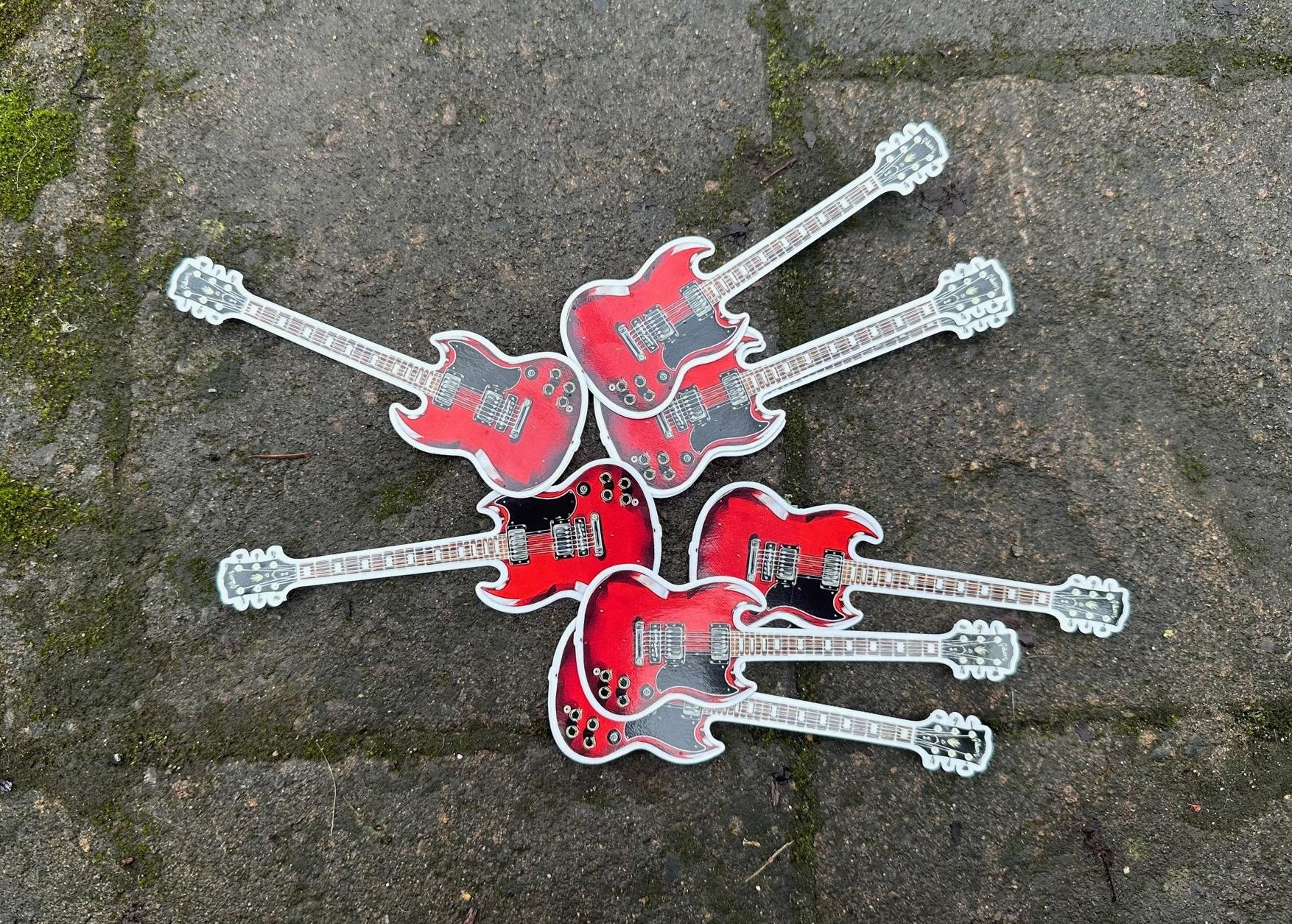 Guitar Sticker Decal Gibson SG - Etsy