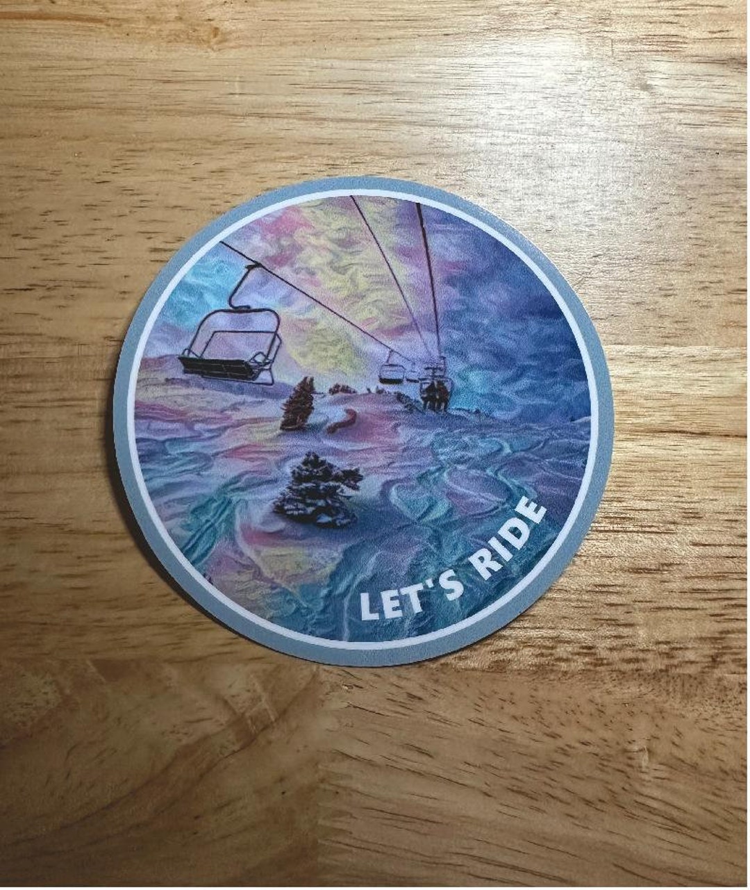 Chairlift Over Ski Slope Decal Sticker - Etsy