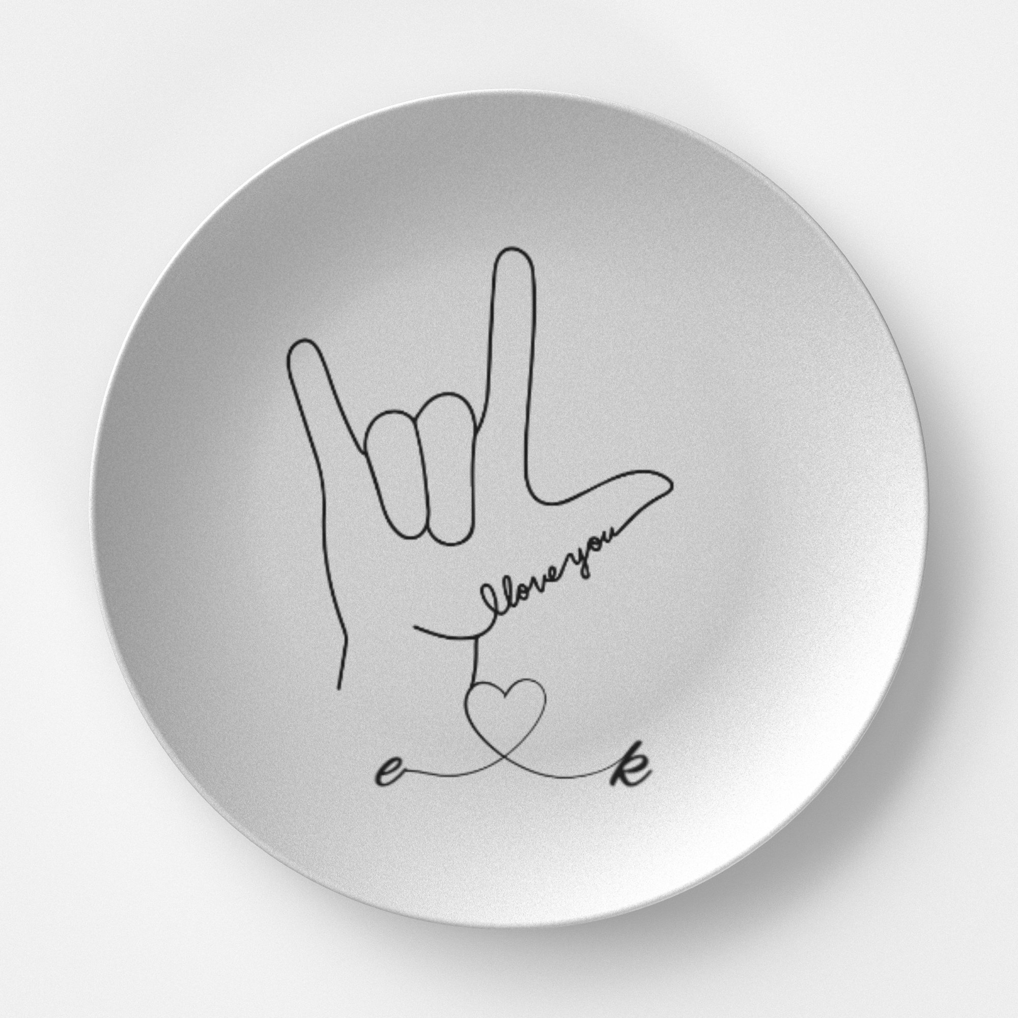 ASL ILY Handshape Sign Language 'I Love You' - Etsy