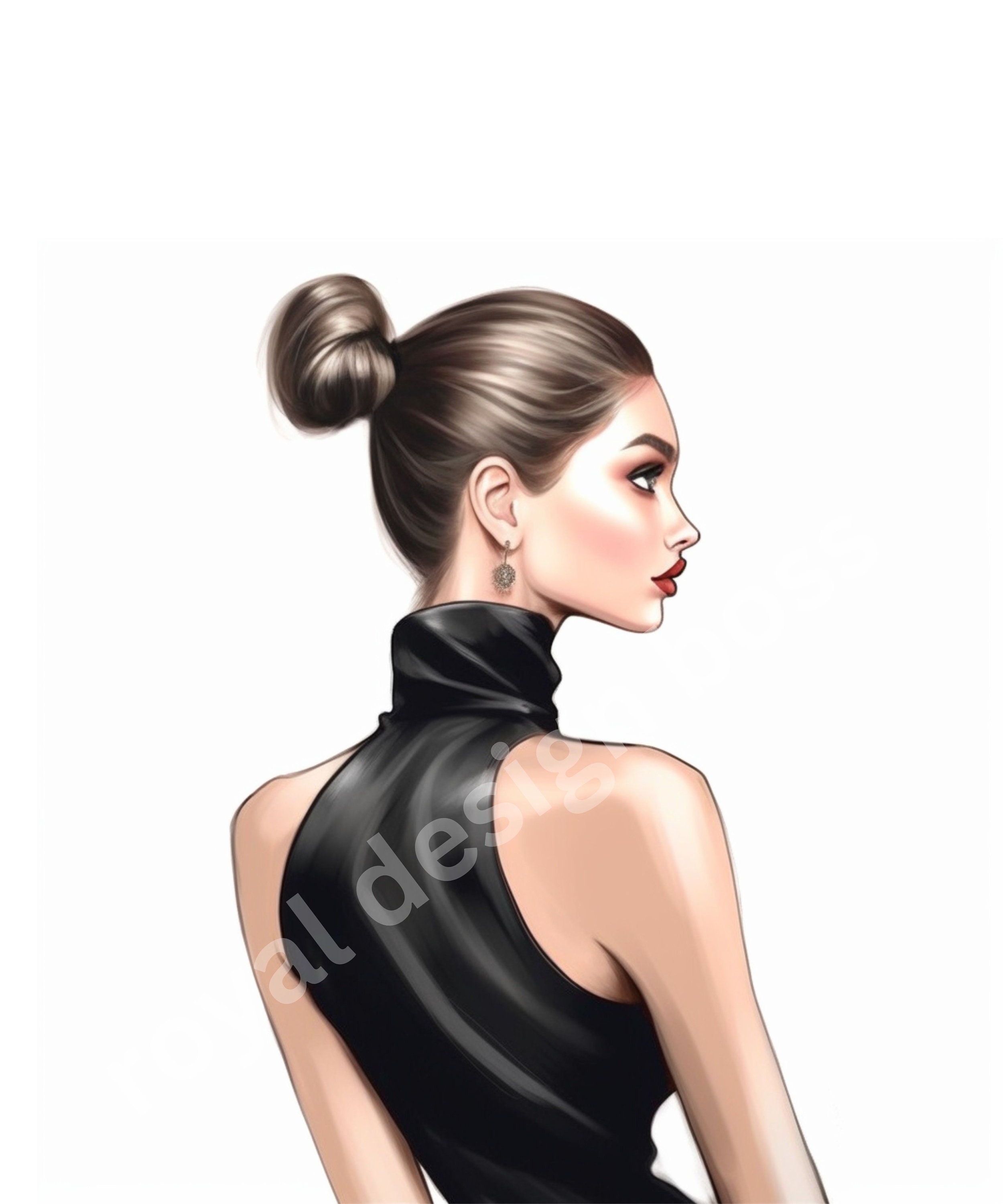 Fashion Girl Clipart, Fashion Clipart, Boss Lady Clipart, Fashion ...