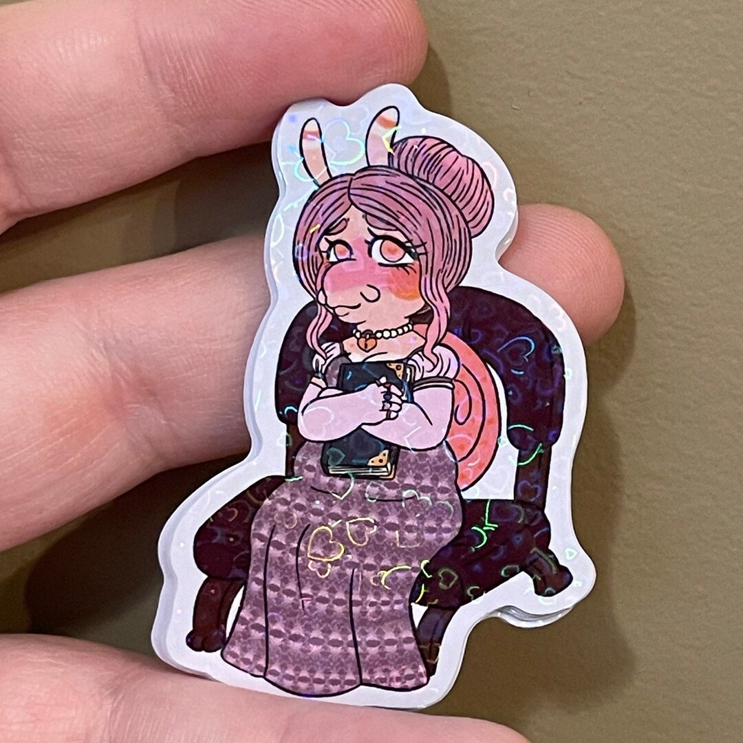 Juliette Snail Furry Anthro Sticker Holographic - Etsy
