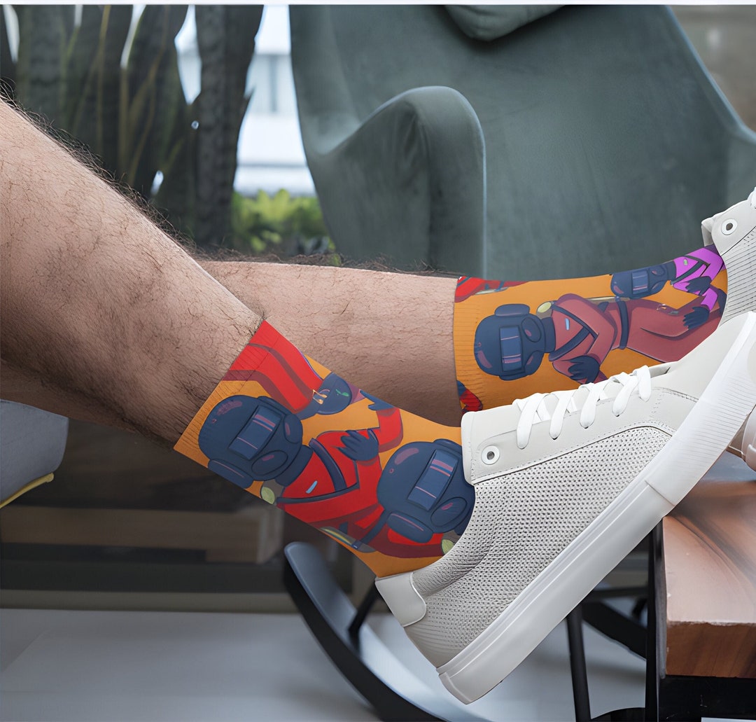 Lethal Company Inspired Socks Employee Dance Break Gamer Gift - Etsy