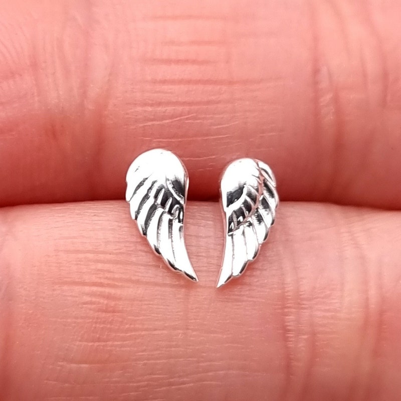 Angel Wing Earrings - Etsy