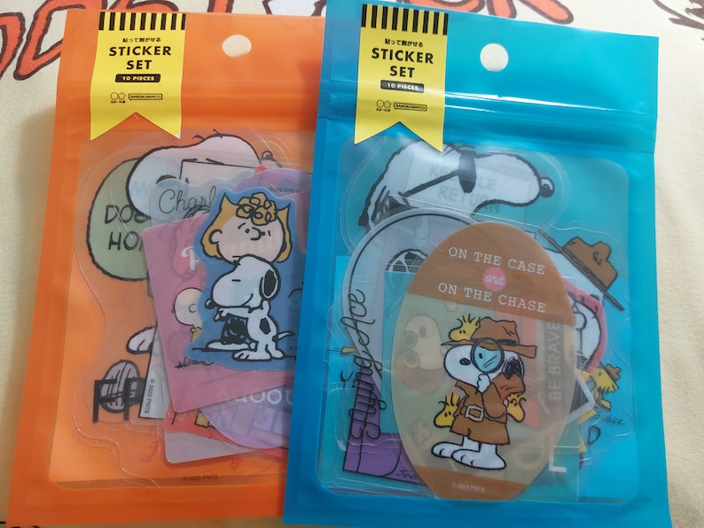 Snoopy & His Friends Woodstock Plastic DIY Luggage Sticker Set - Etsy