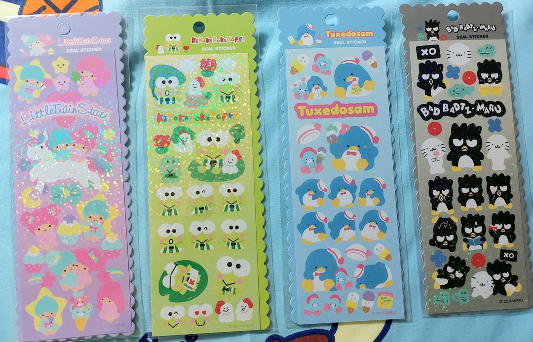 Pochacco Kuromi Keroppi Hello Kitty Melody Shine Stickers - Etsy