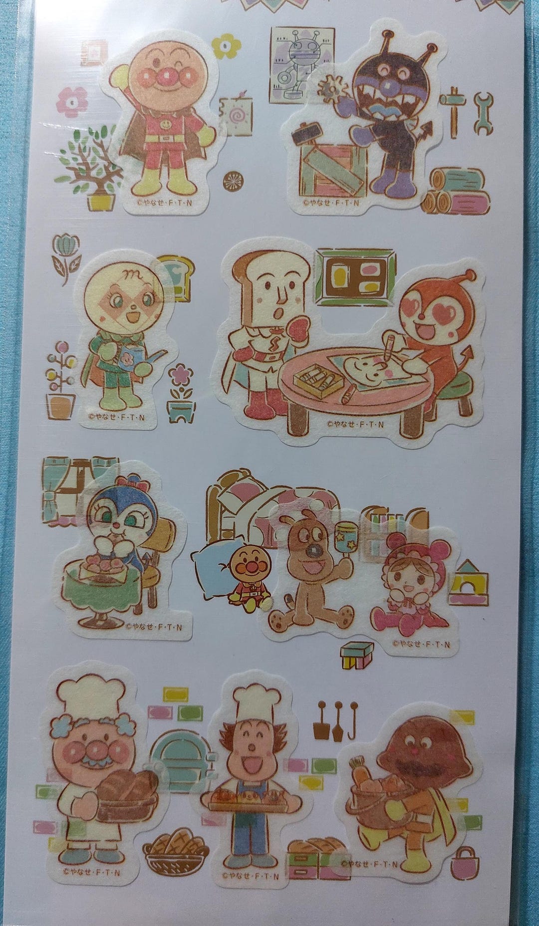 Anpanman and His Friends Paper Stickers - Etsy