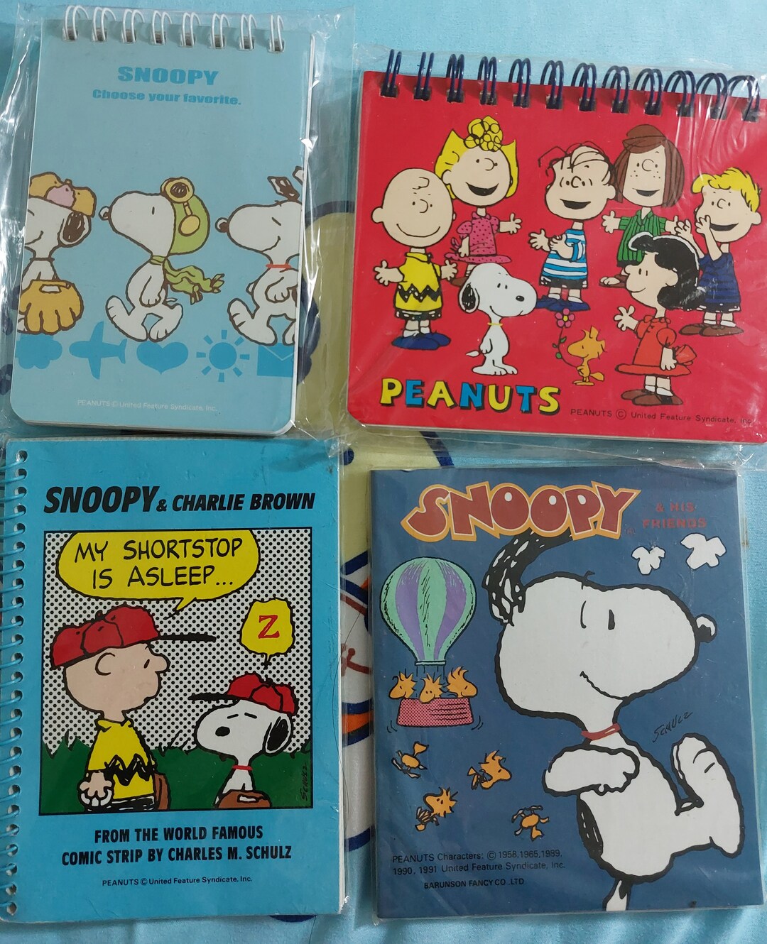 Snoopy & His Friends Notebook Flying Ace Baseball - Etsy